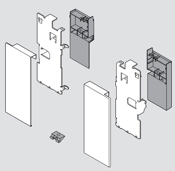 Blum Legrabox K-Height Roll-Out Orion Gray-Silk White Interior Front ...