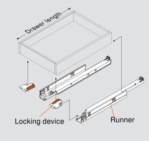 Blum Tandem Plus Blumotion 563 21-Inch Runner Set | Advanced Hardware ...