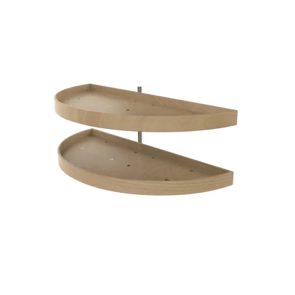 Rev-A-Shelf 2-Shelf Half Moon Lazy Susan Set w.Pivot and Slide for ...