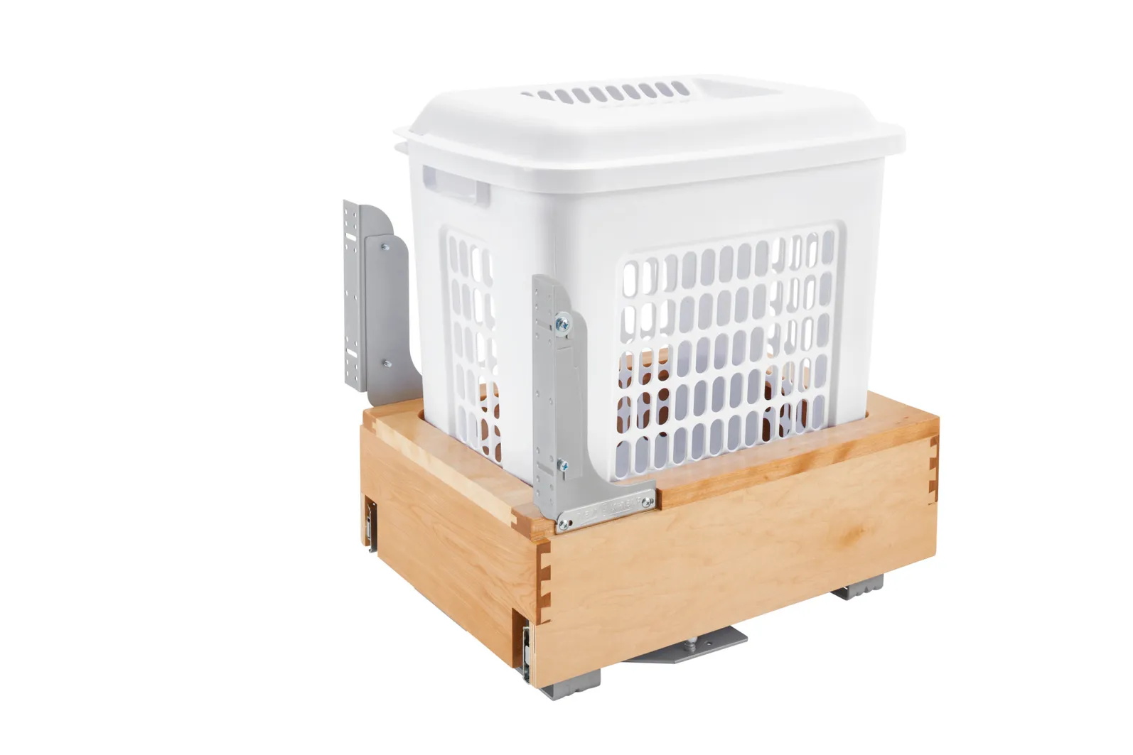 Rev-A-Shelf Bottom Mount Hamper w.Rev-A-Motion Soft-Close for 18in ...