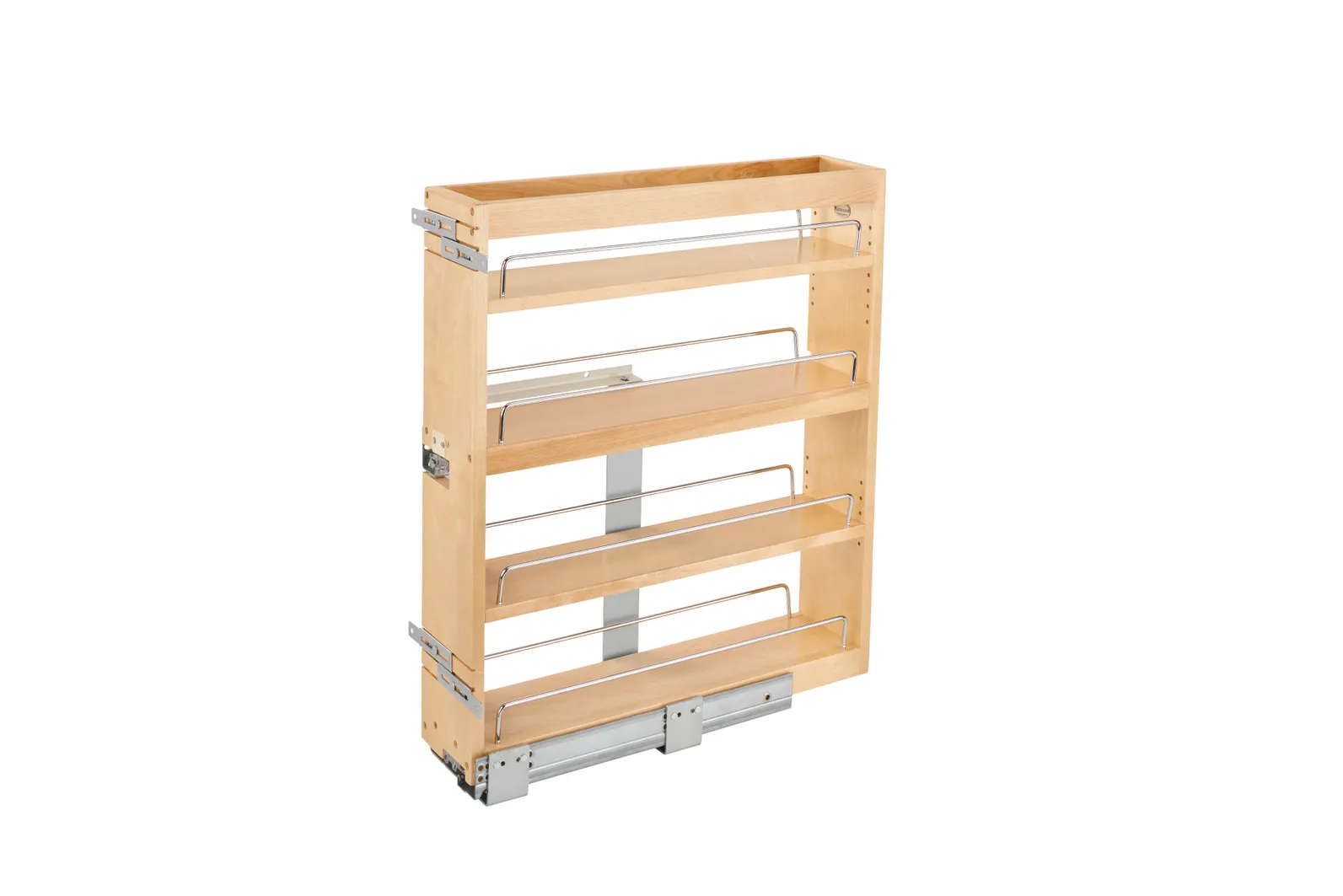 Rev-A-Shelf Wood Bottom and Side Mount 3-Shelf Pull-Out w.Blumotion ...