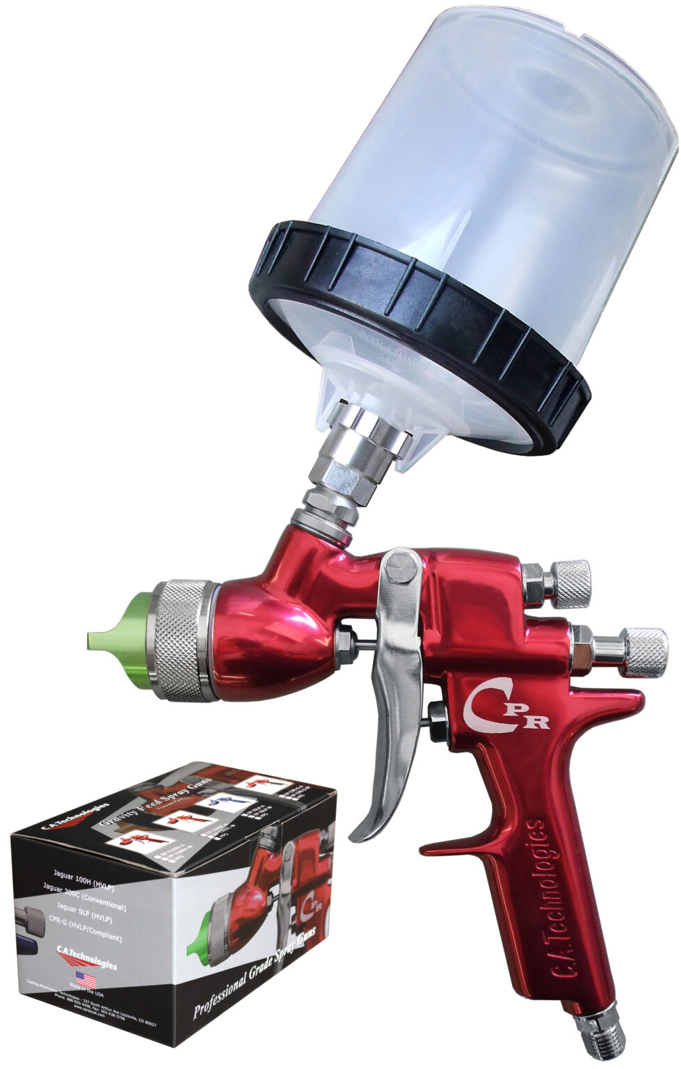 CA Technologies EP-CPR-G-W-PPS HVLP Gravity Feed Gun PPS Wood Finishing Nozzles | Advanced ...