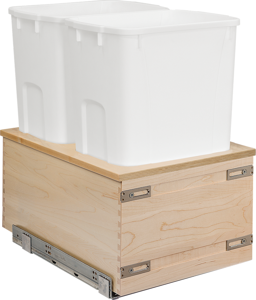 Century Signature Bottom Mount Double 34qt Bin | Advanced Hardware Supply