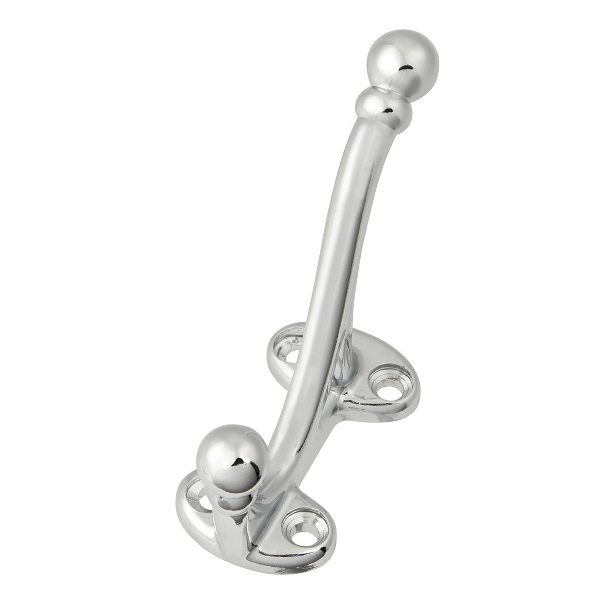 Hickory Hardware Circular Heads Double Utility Hook Chrome 5/8in ...