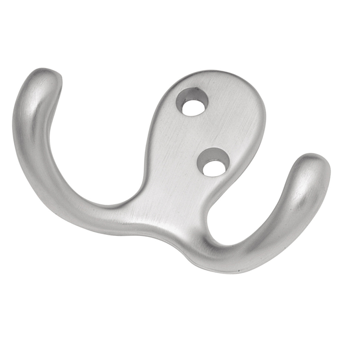 Hickory Hardware Coat Double Utility Hook Satin Silver Cloud 5/8in ...